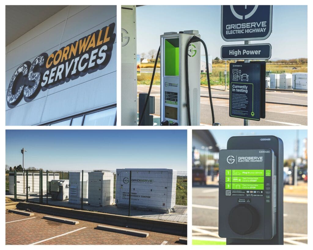 GRIDSERVE delivers solar and battery innovation at Cornwall Services ...